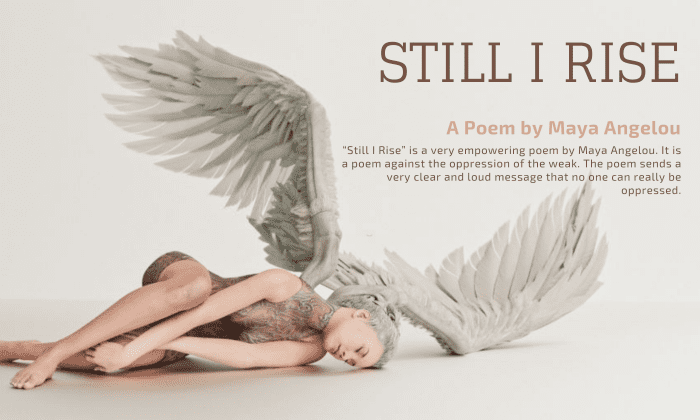 Still I Rise | A poem by Maya Angelou